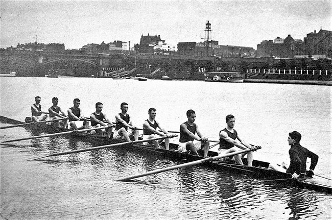 J A Davidson, rower, Yarra Yarra Rowing Club