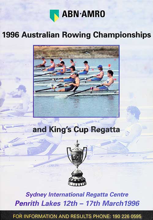 1996 National Championships, Australian Rowing History